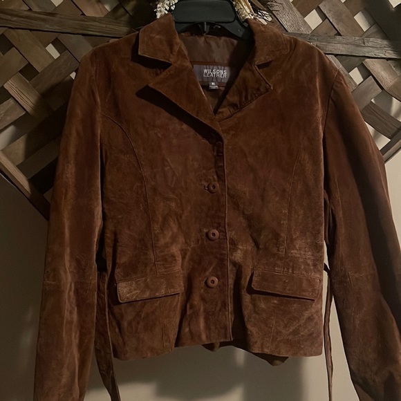 Wilsons Leather | Jackets & Coats | New Wilson Leather Brown Suede ...